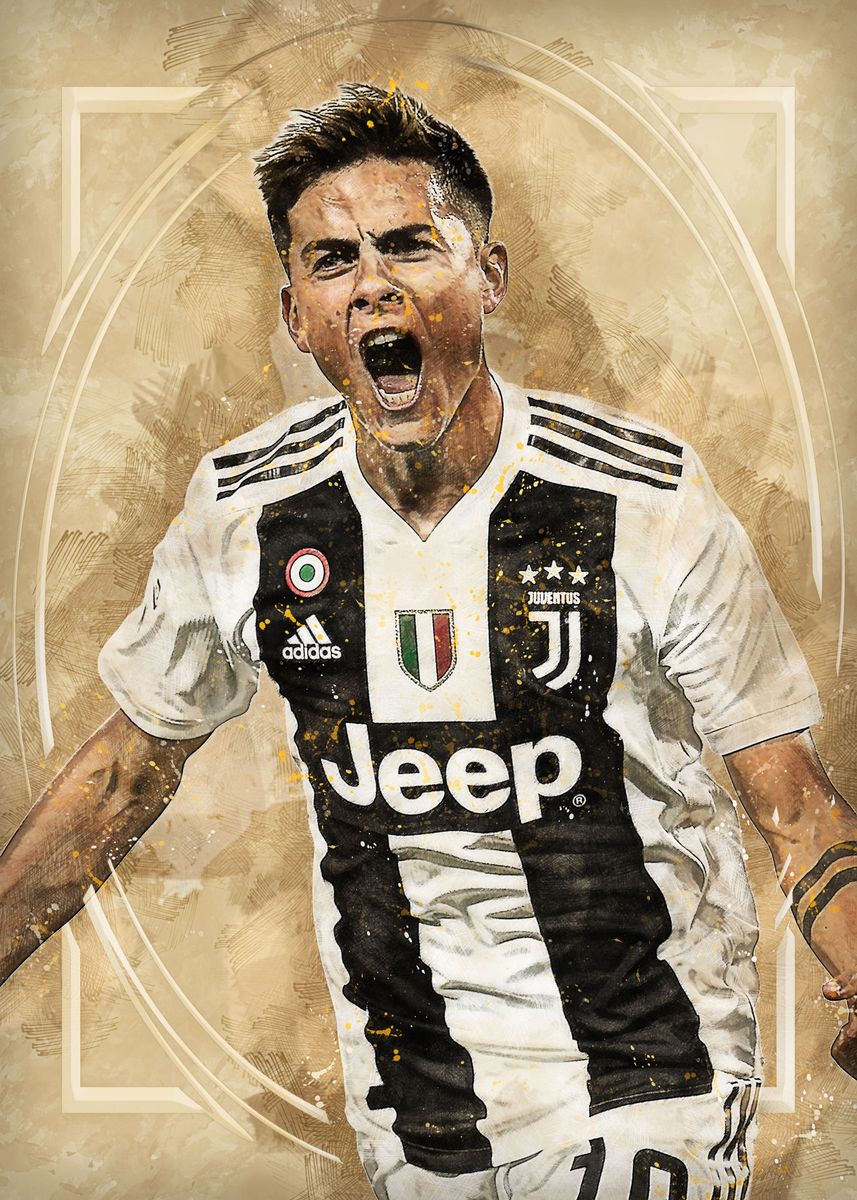 'Paulo Dybala' Poster, picture, metal print, paint by Buster Rameau ...