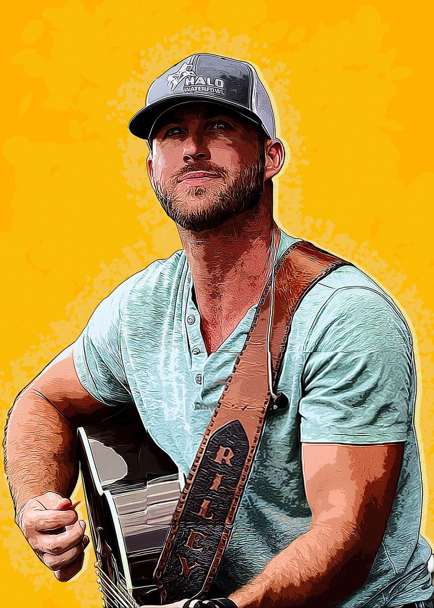 'Riley Green' Poster, picture, metal print, paint by Josiah Mcdowell ...