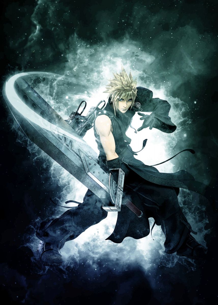 'Final Fantasy' Poster, picture, metal print, paint by Game Manga ...