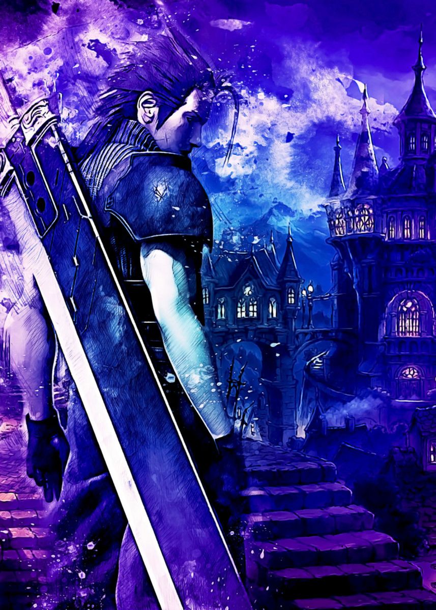 'Final Fantasy' Poster, picture, metal print, paint by Game Manga ...