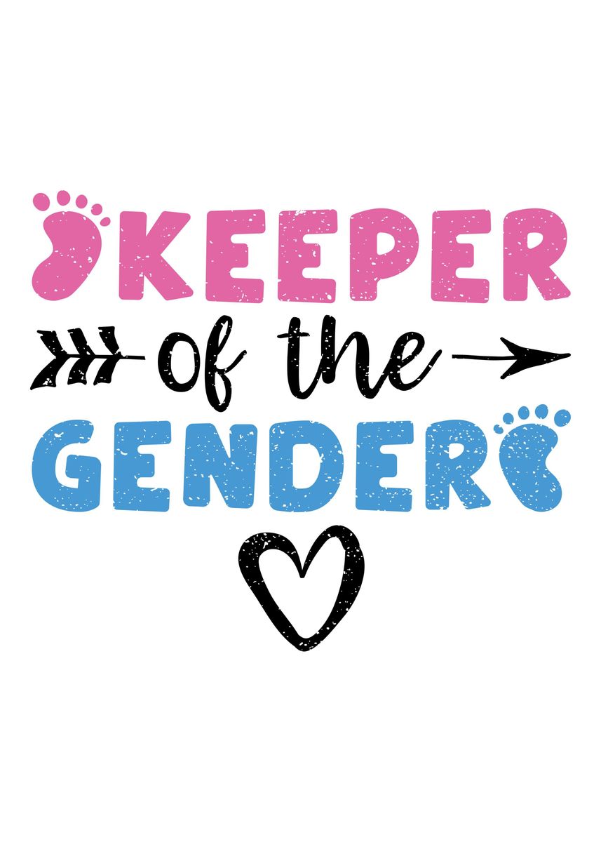 'Keeper Of The Gender' Poster, picture, metal print, paint by ...