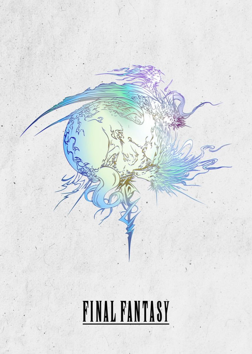 'Final Fantasy' Poster, picture, metal print, paint by Game Manga ...