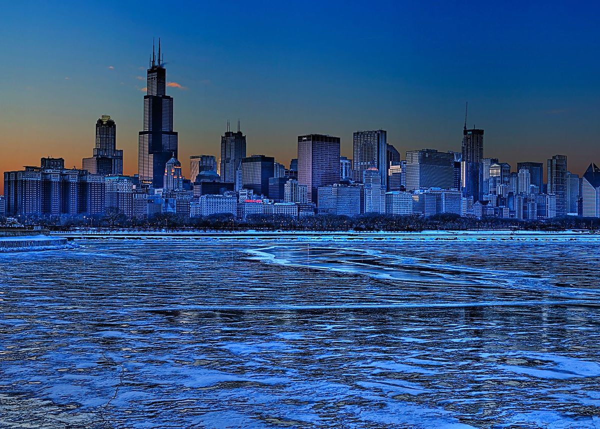 'Chicago city' Poster by phillips mclaughlin6669485 | Displate