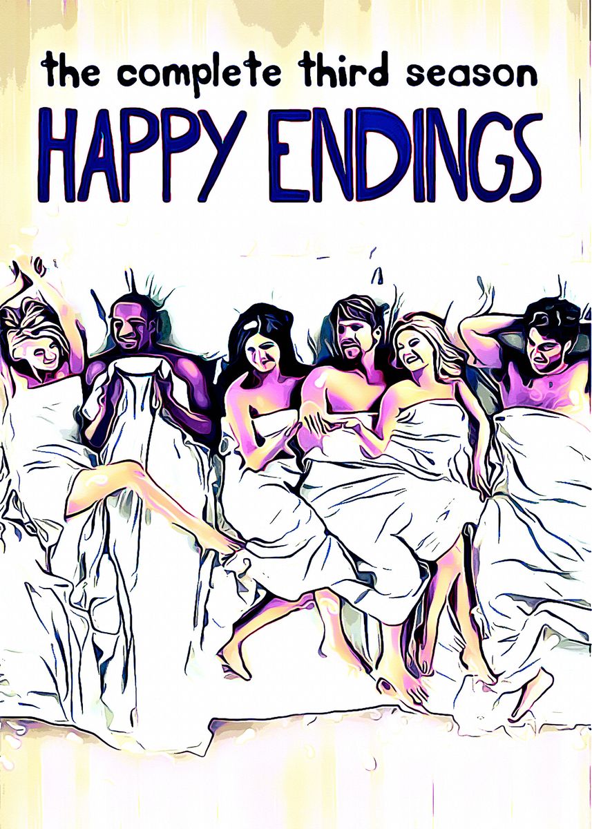 'Happy Endings 2' Poster, picture, metal print, paint by Vivienne ...