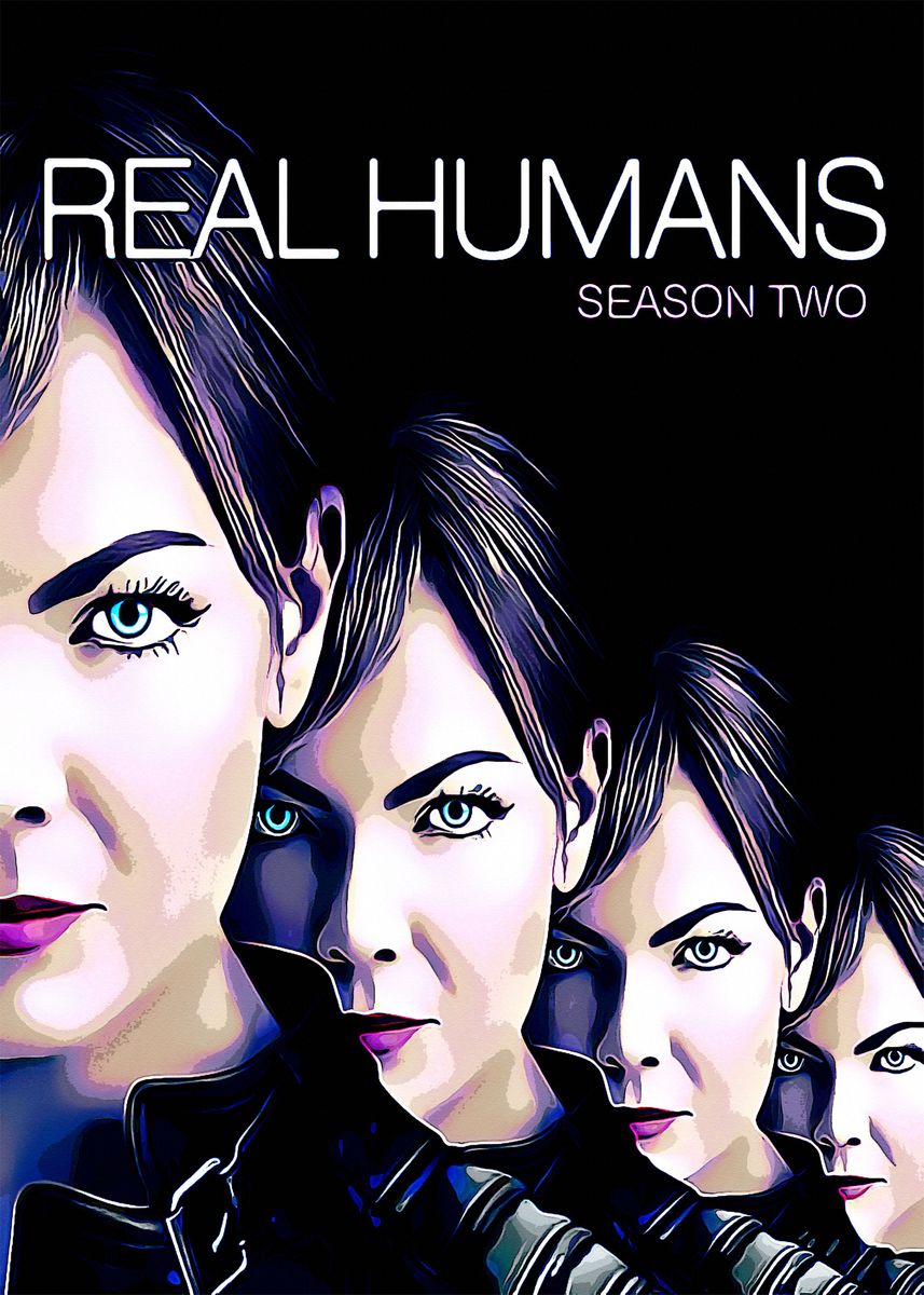 'Real Humans 1' Poster, picture, metal print, paint by Katerina Lim ...