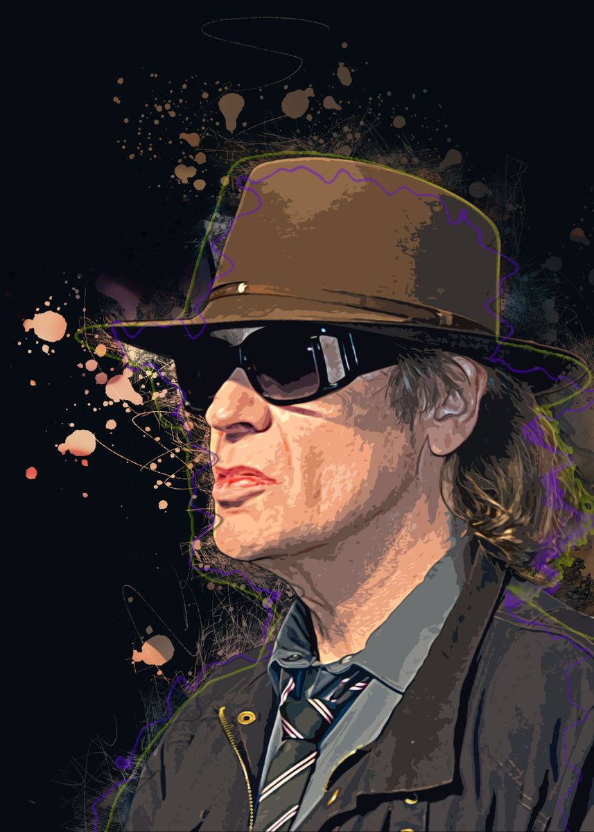 'Udo Lindenberg' Poster, picture, metal print, paint by OOM TEAM | Displate