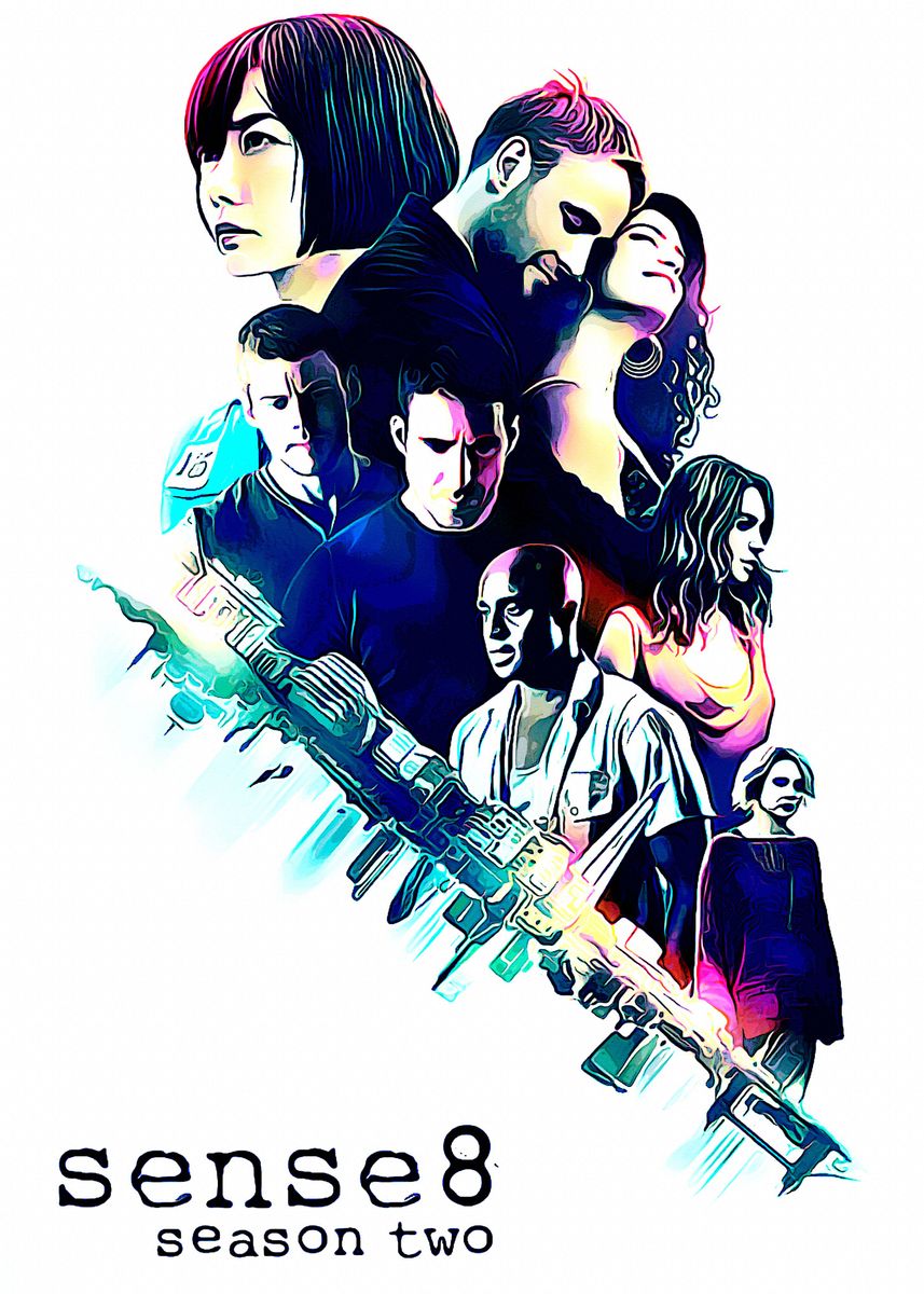 'Sense8 1' Poster, picture, metal print, paint by Kaye Luca | Displate