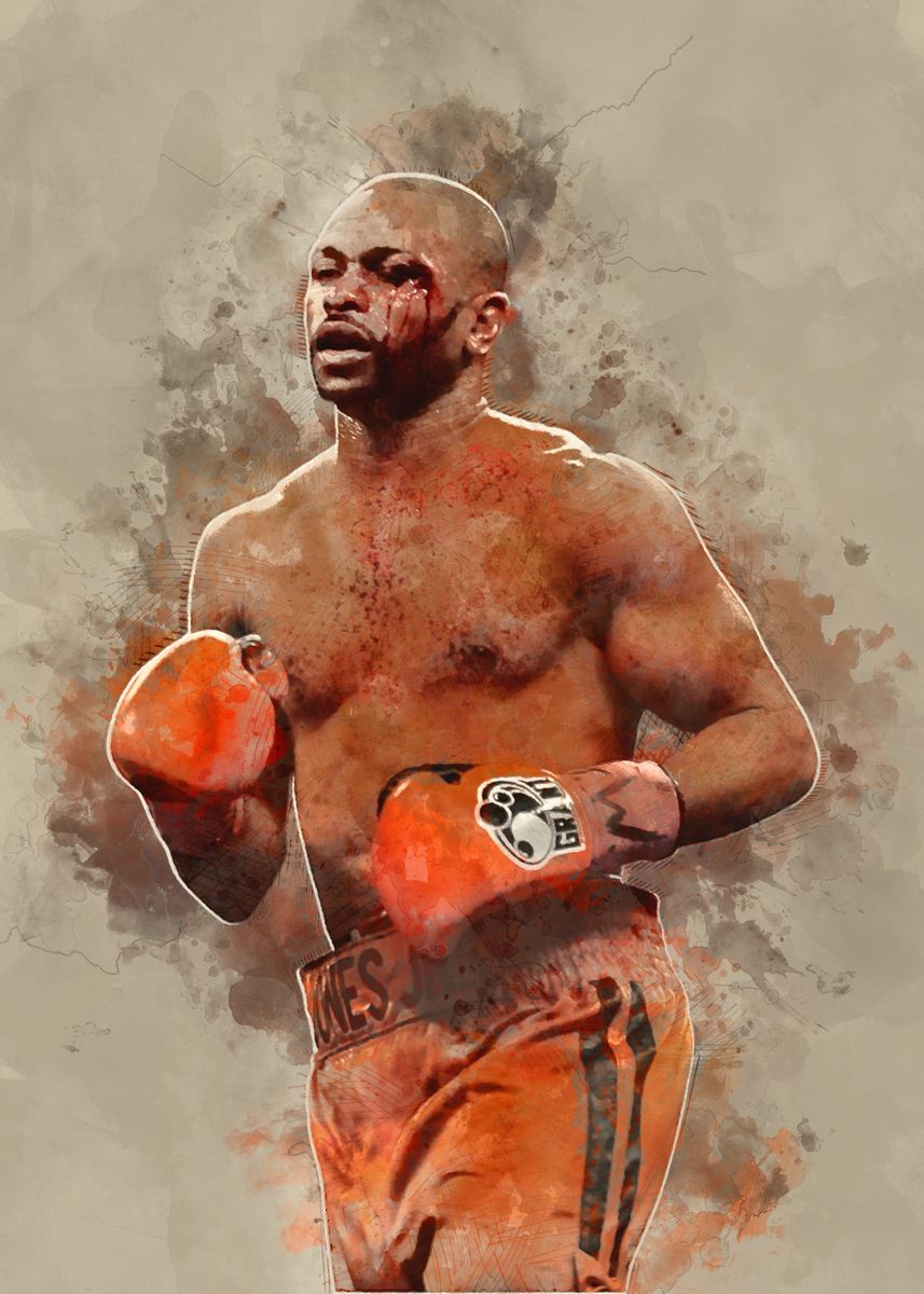 'Roy Jones Jr' Poster, picture, metal print, paint by ONONMADE STUDIO ...