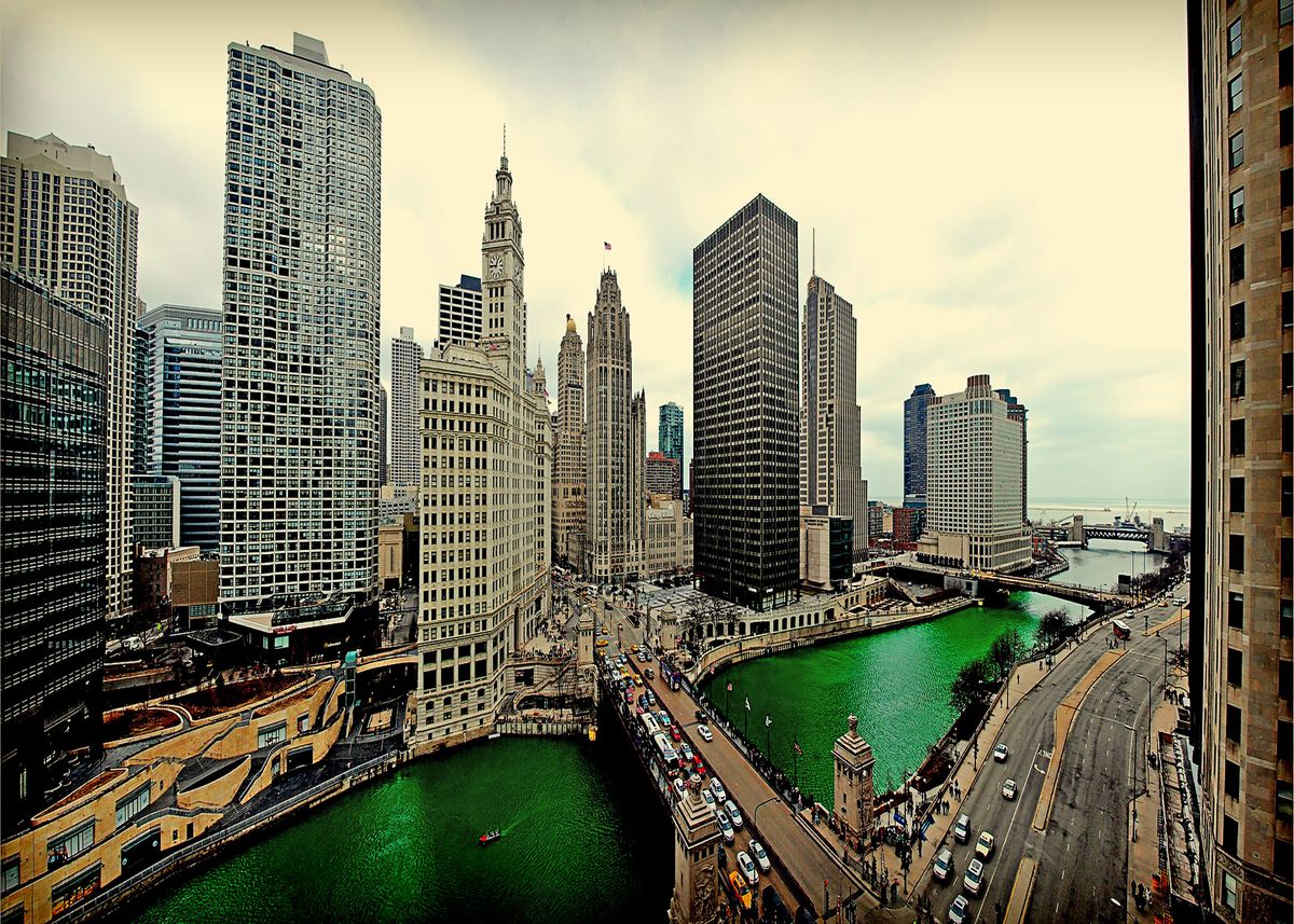 'Chicago city' Poster by phillips mclaughlin6669485 | Displate