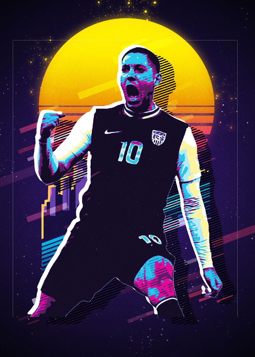 'Clint Dempsey' Poster, picture, metal print, paint by hornolsen | Displate