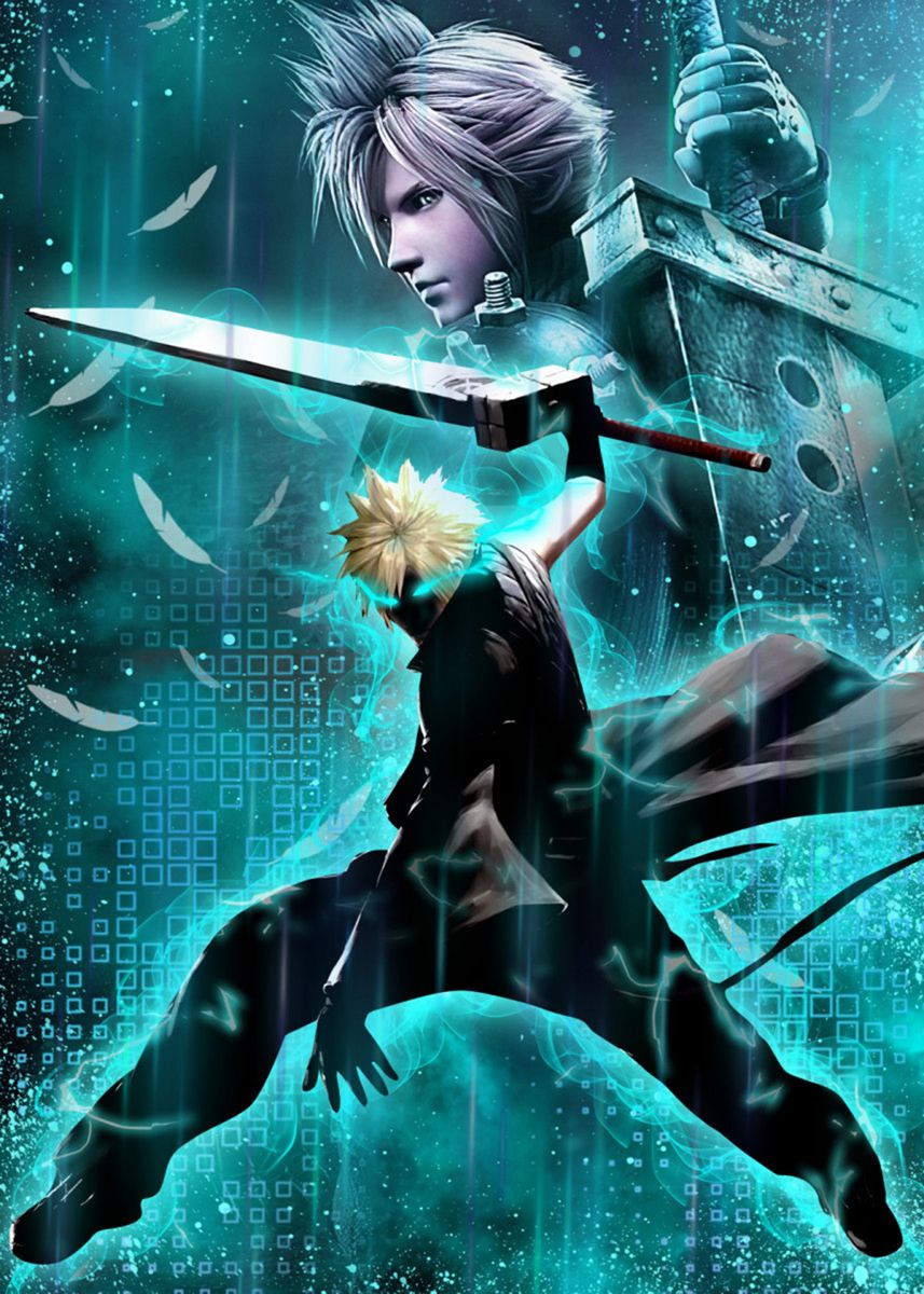 'Final Fantasy' Poster, picture, metal print, paint by Game Manga ...