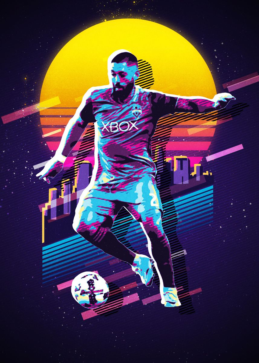 'Clint Dempsey' Poster, picture, metal print, paint by hornolsen | Displate