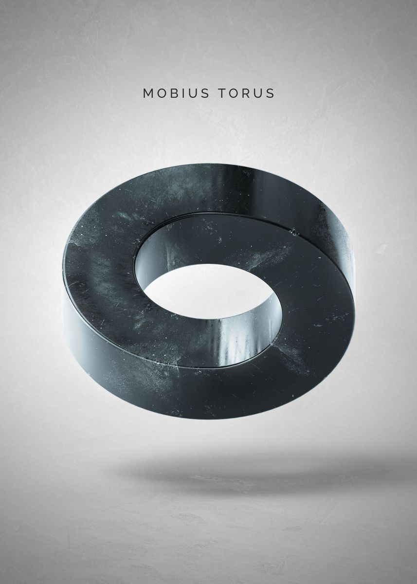 'Mobius Torus' Poster, picture, metal print, paint by Steven Olver | Displate