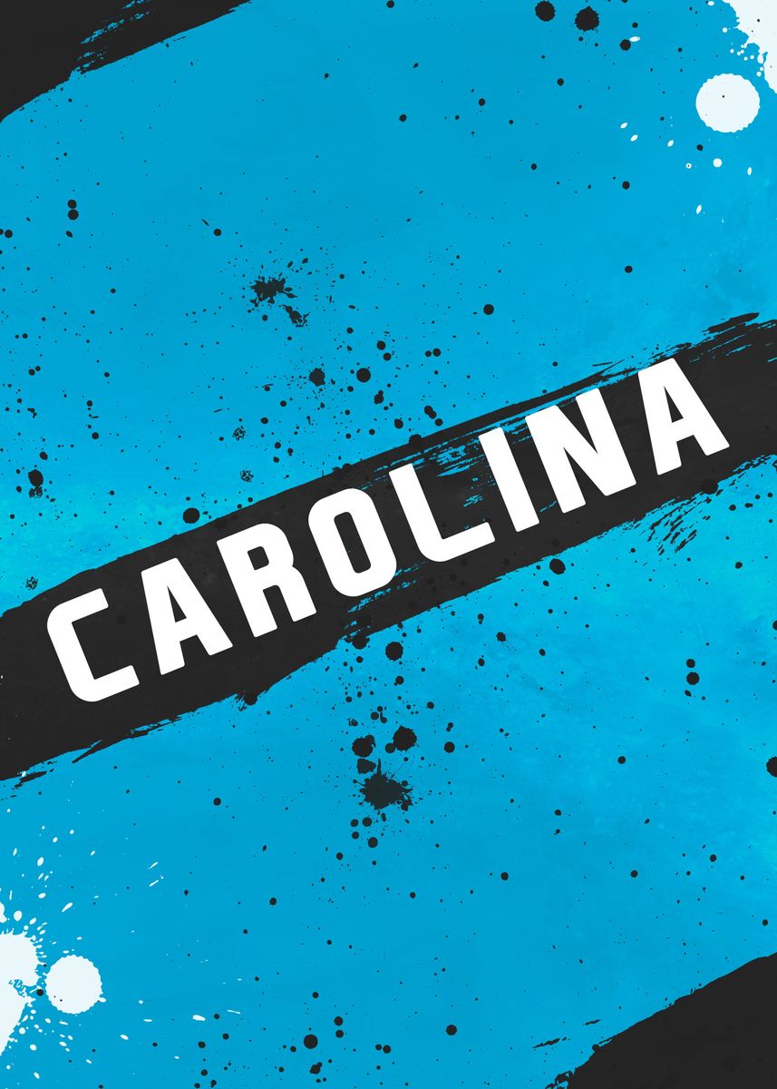 'CAROLINA' Poster, picture, metal print, paint by Bill Greenwater ...