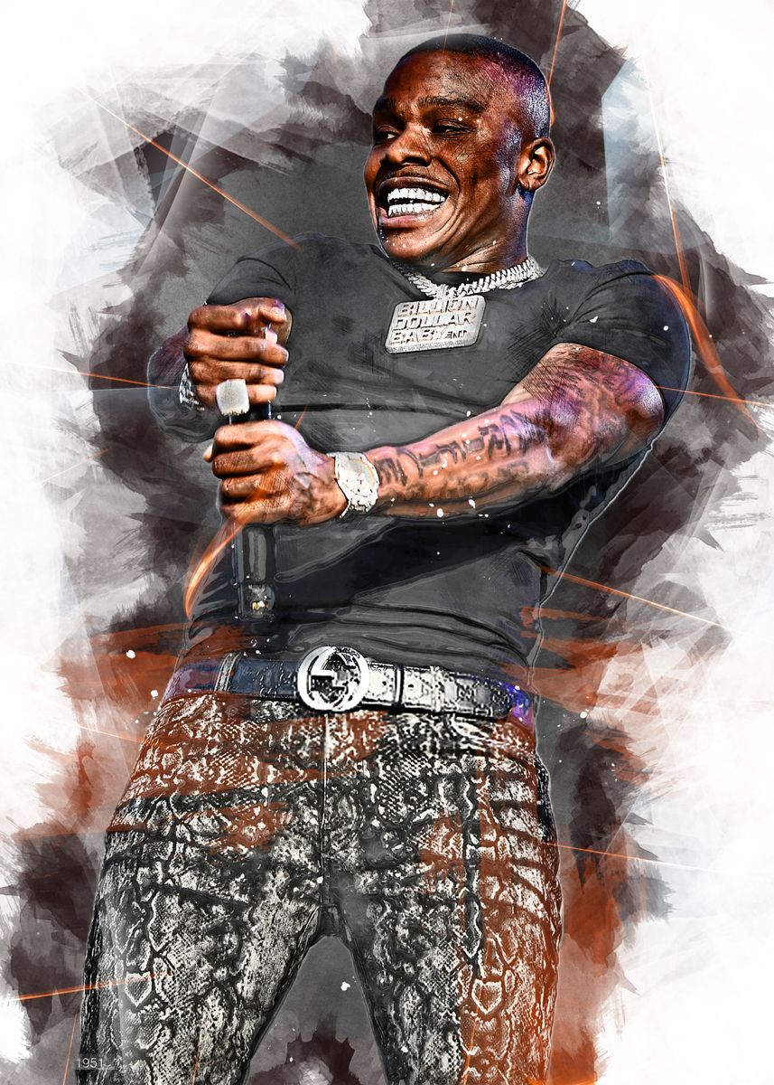 'DaBaby' Poster by Denis Siggers | Displate