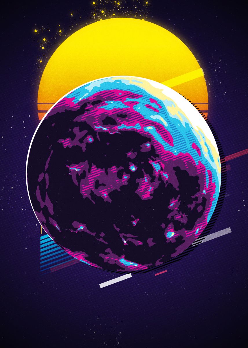 'Mars' Poster, picture, metal print, paint by calhounea | Displate