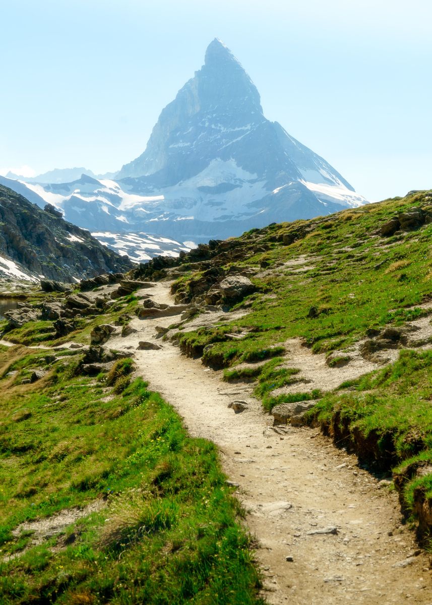 'Trail Hiking Natur Wandern' Poster, picture, metal print, paint by ...