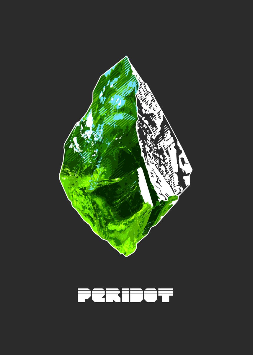 'Peridot' Poster, picture, metal print, paint by Eran Fowler | Displate