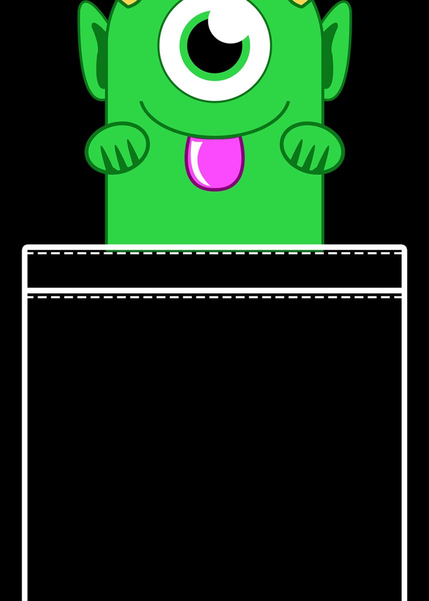 'Pocket Monster' Poster, picture, metal print, paint by John DonJoe ...