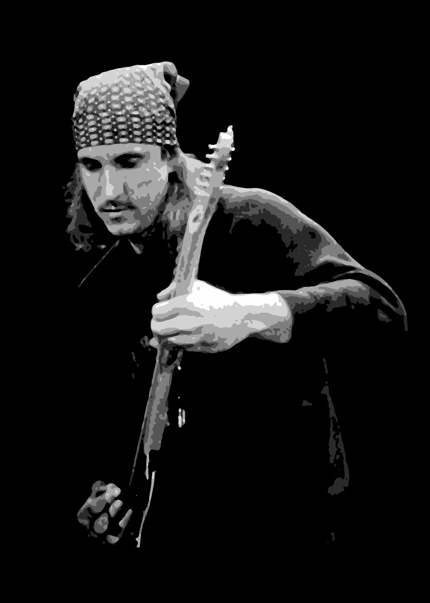 'Joe Walsh' Poster, picture, metal print, paint by taurungka Graphic ...