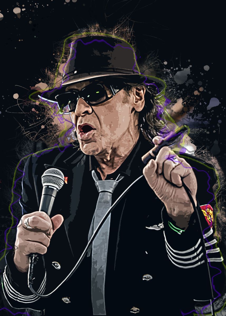 'Udo Lindenberg' Poster, picture, metal print, paint by OOM TEAM | Displate
