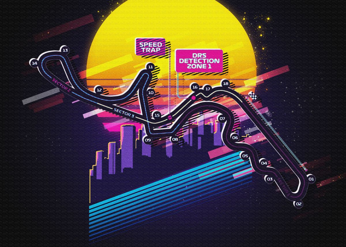 'Japan Formula 1 Pirelli J' Poster by boothcal | Displate