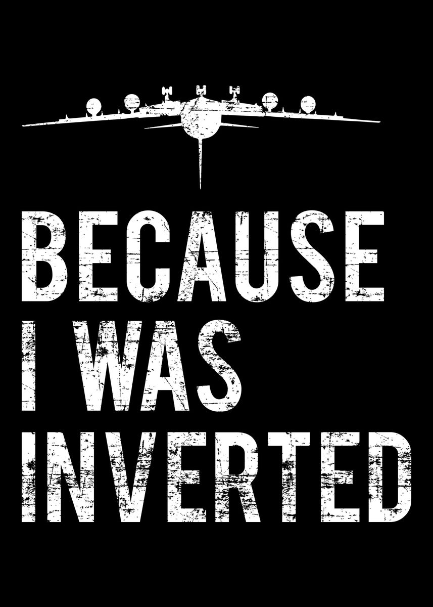 'Because I was inverted' Poster, picture, metal print, paint by John ...