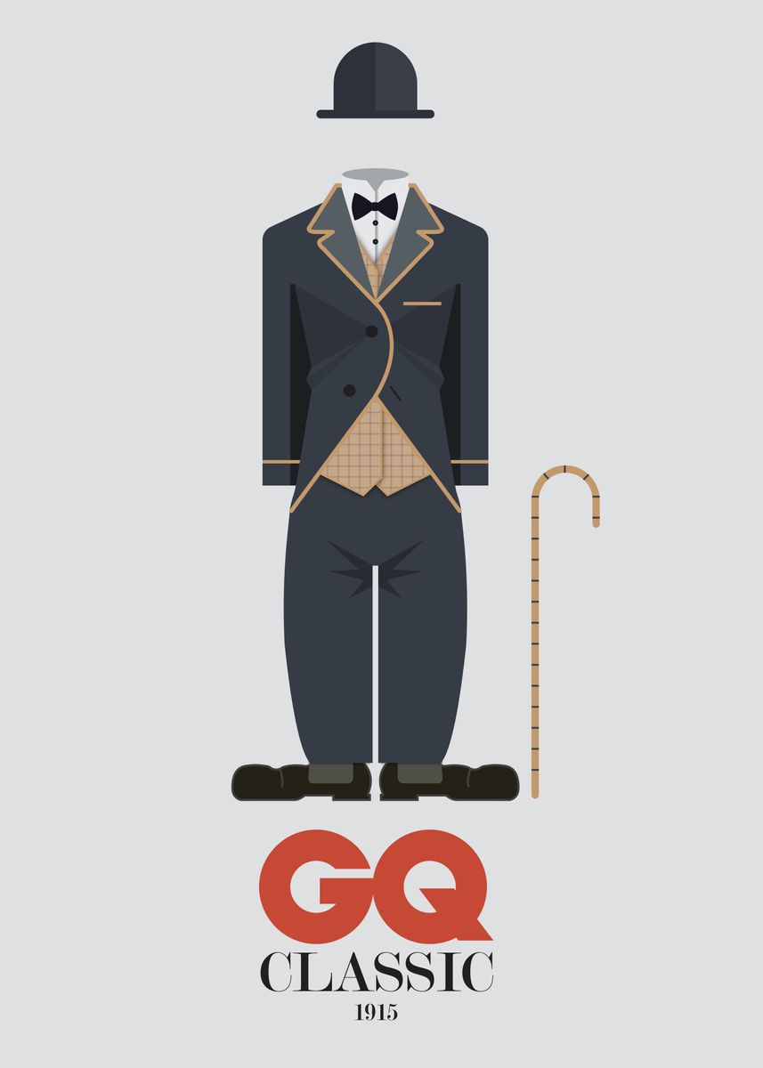 'GQ Classic' Poster, picture, metal print, paint by Amuse | Displate