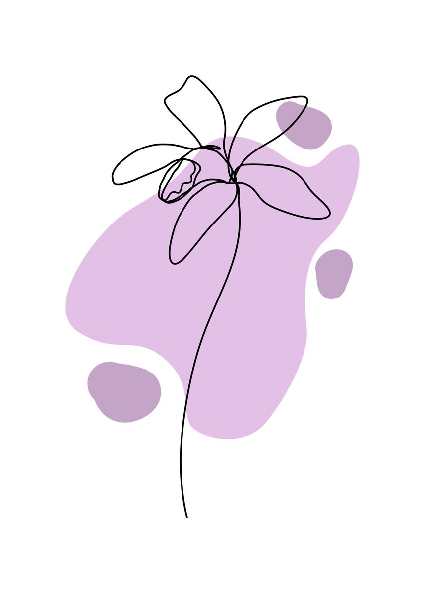 'Orchid Poster' Poster by Giovanni Poccatutte | Displate
