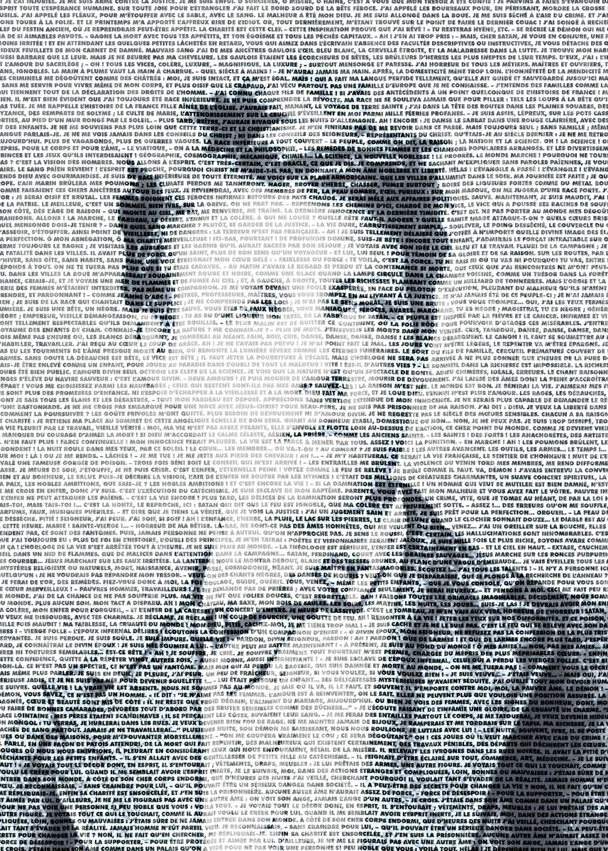 'Arthur Rimbaud french poet' Poster, picture, metal print, paint by ...