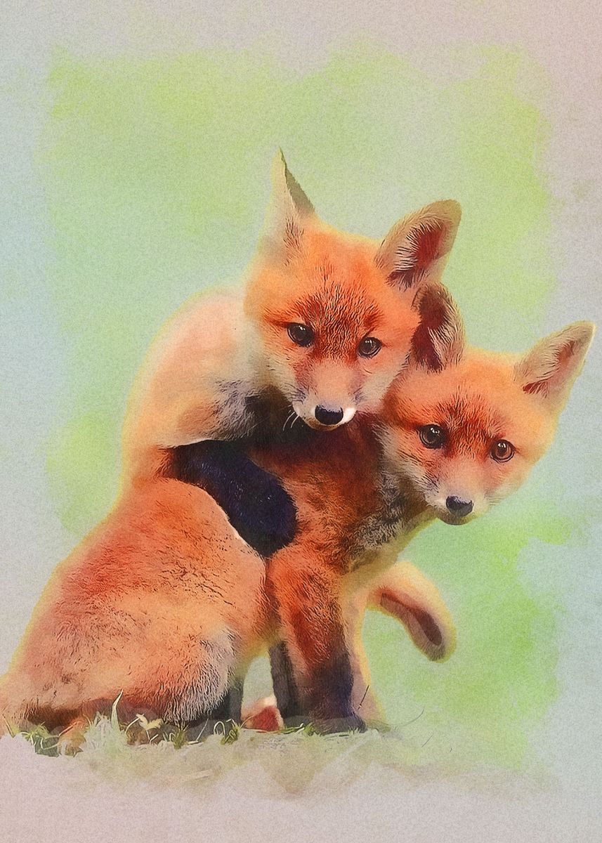 'Fox' Poster by asahan kedul | Displate