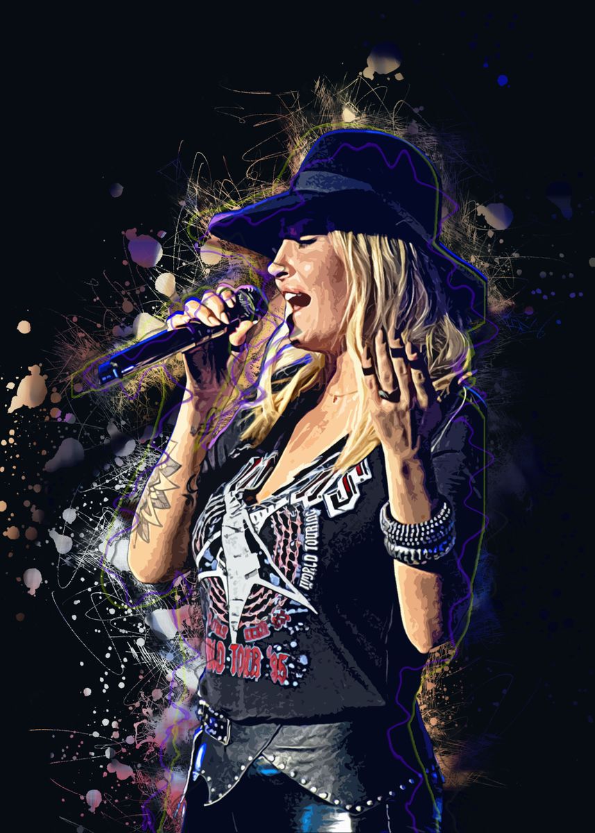 'Sarah Connor' Poster, picture, metal print, paint by OOM TEAM | Displate