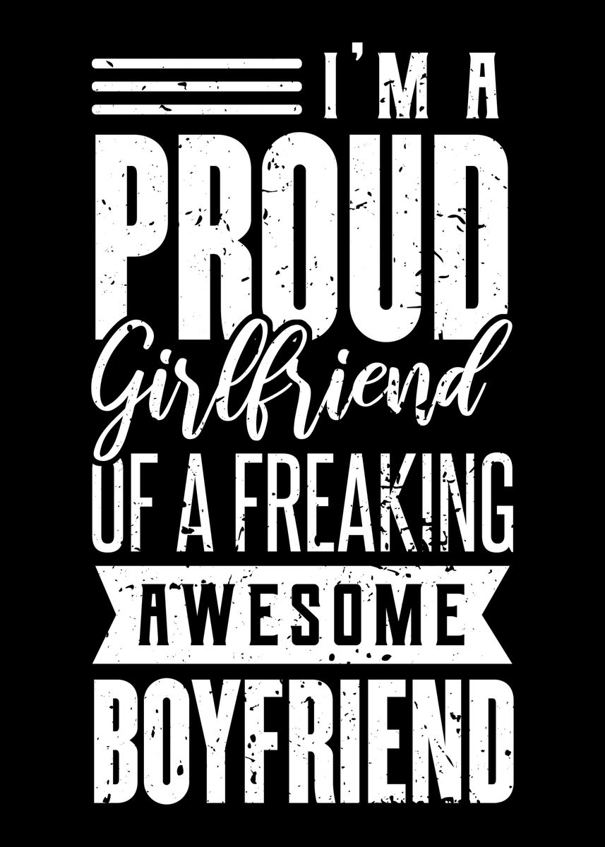 'girlfriend' Poster, picture, metal print, paint by Hexor | Displate