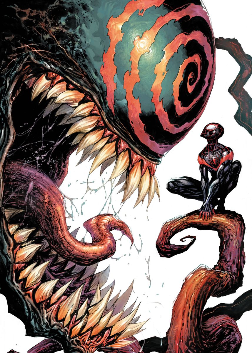 'Vs Symbiote' Poster, picture, metal print, paint by Marvel | Displate