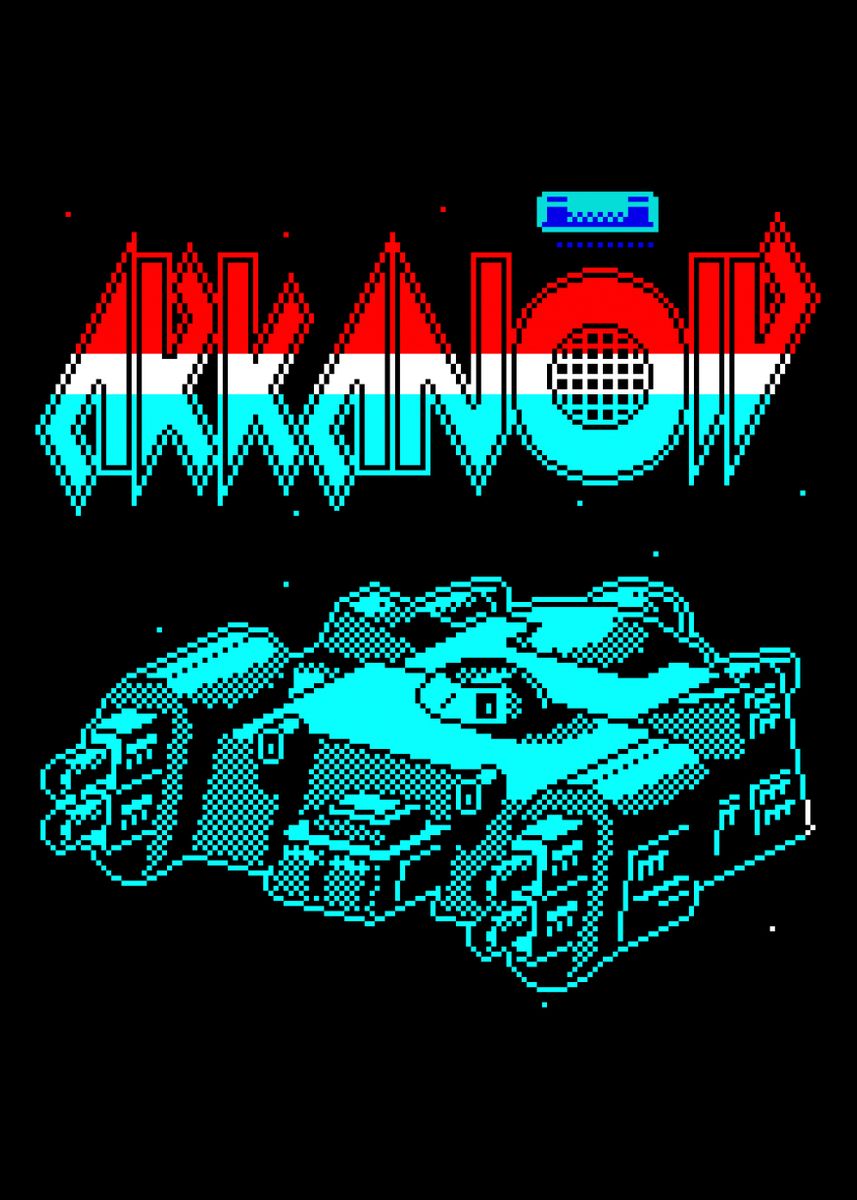 'Arkanoid' Poster, picture, metal print, paint by Chris Corkin | Displate