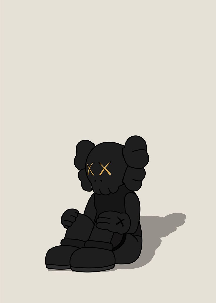 'KAWS illustration' Poster, picture, metal print, paint by Heat Driveby ...