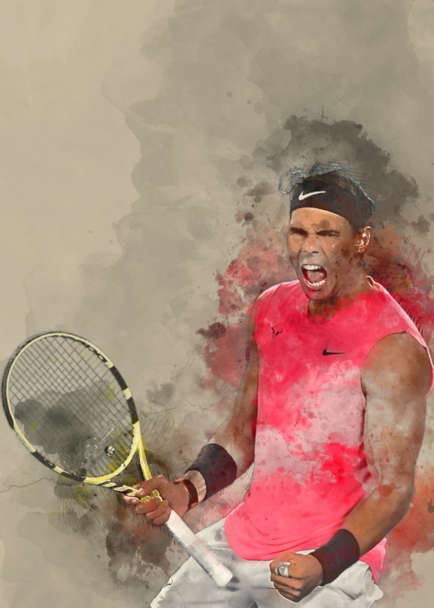 'Rafael Nadal' Poster by VEC Group | Displate