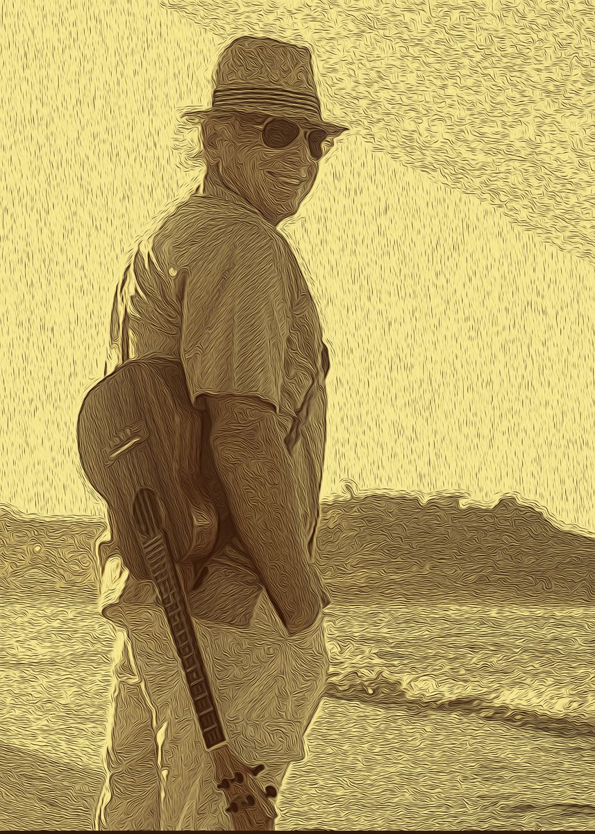 'Jimmy Buffett Vintage 29' Poster, picture, metal print, paint by Oizy ...