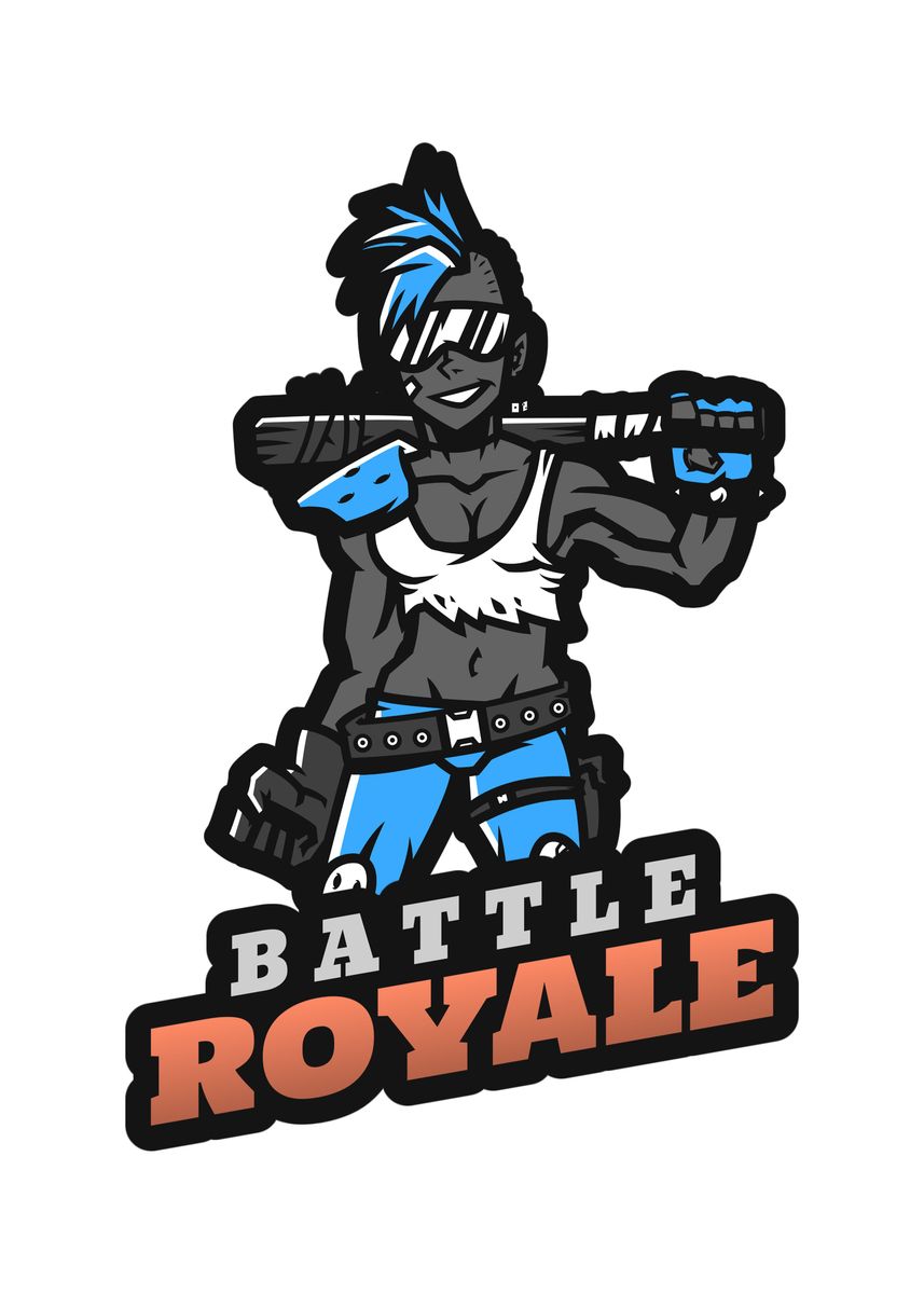 'Battle Royale Winner' Poster, picture, metal print, paint by OliArt ...
