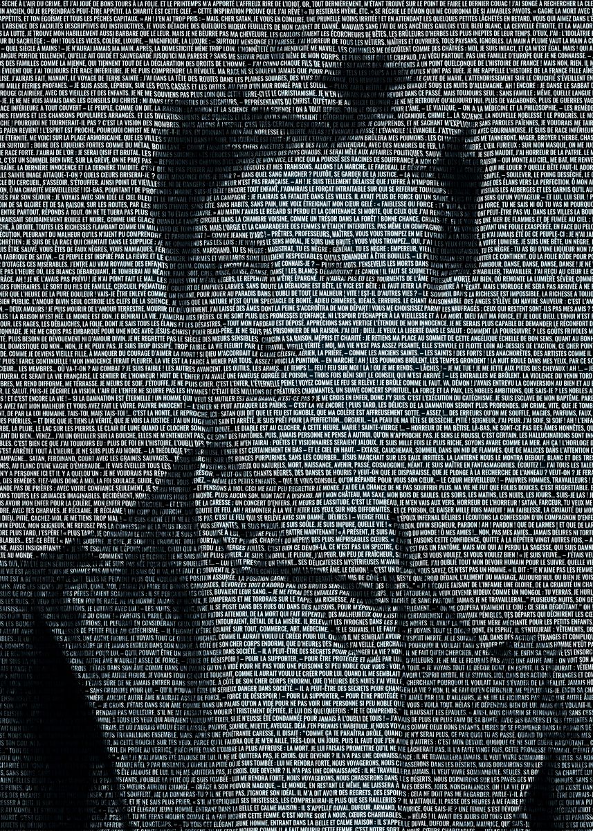 'Arthur Rimbaud poet' Poster, picture, metal print, paint by ...