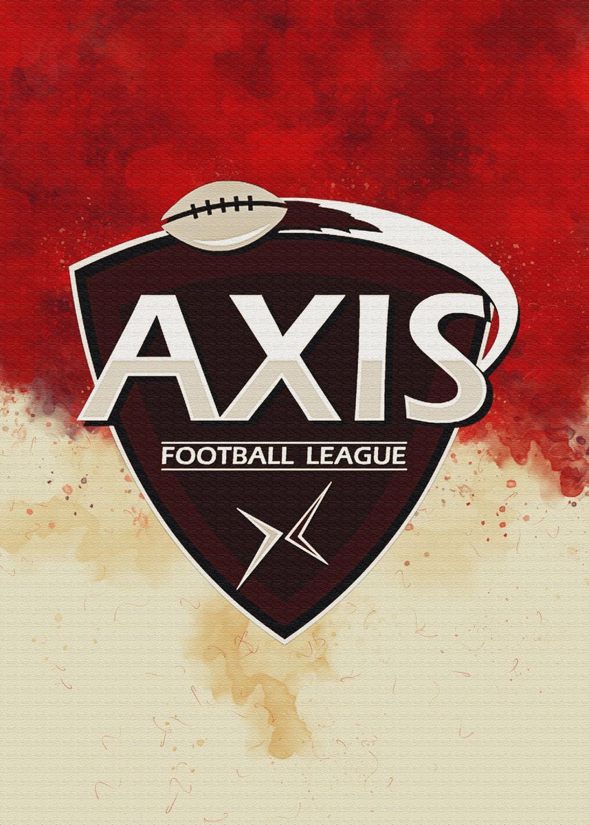 'axis football 2015 1' Poster, picture, metal print, paint by padilla ...