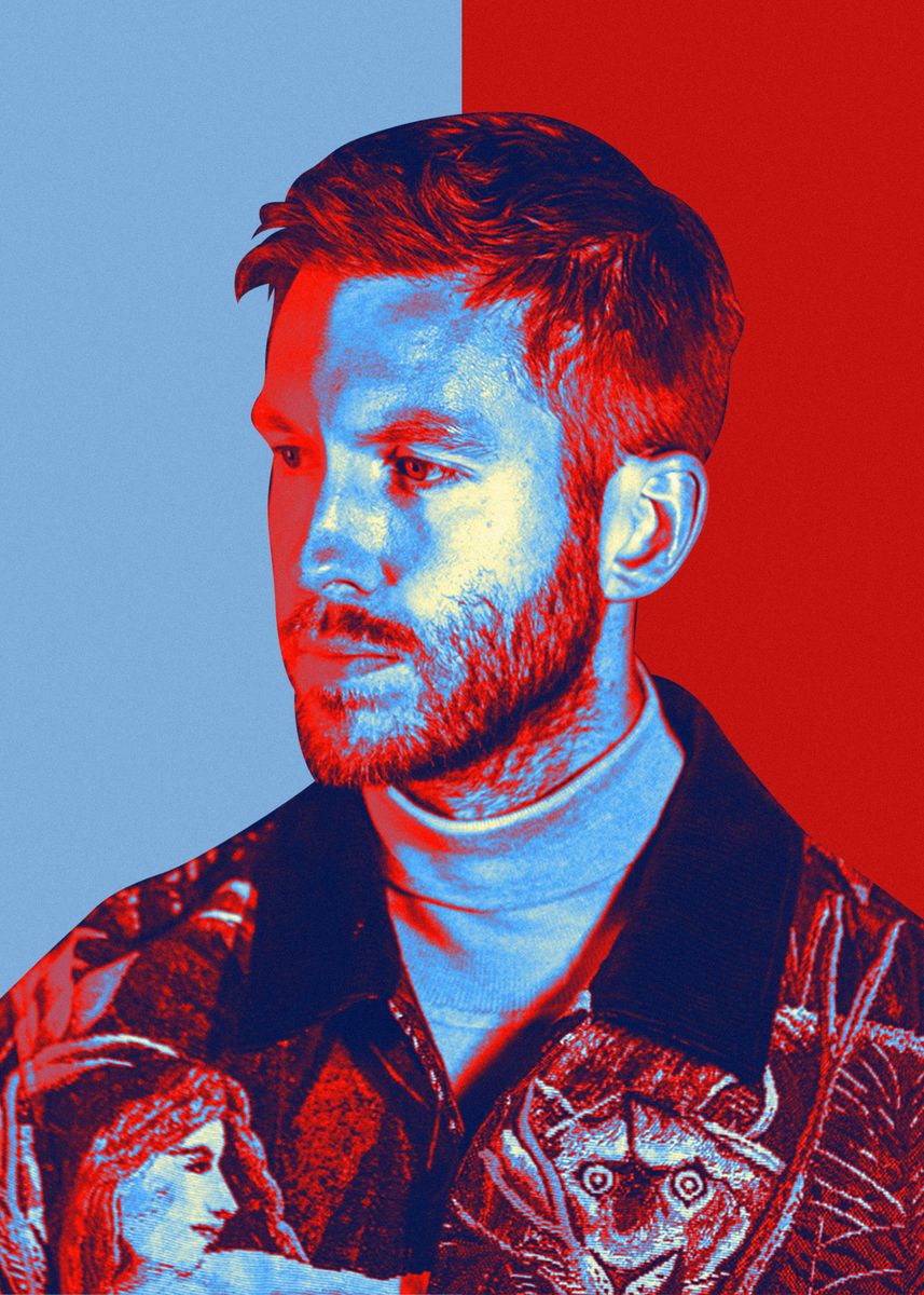 'Calvin Harris DJSnake Zedd' Poster, picture, metal print, paint by ...
