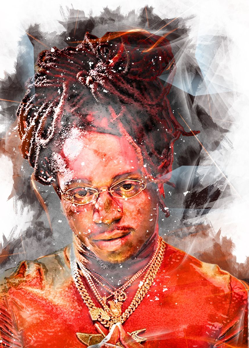 'Jacquees' Poster, picture, metal print, paint by Denis Siggers | Displate