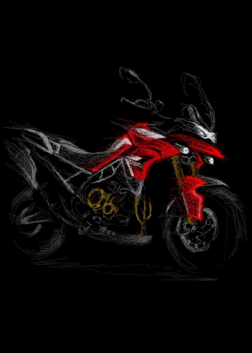 'Triumph Tiger 900' Poster, picture, metal print, paint by Dedy ...