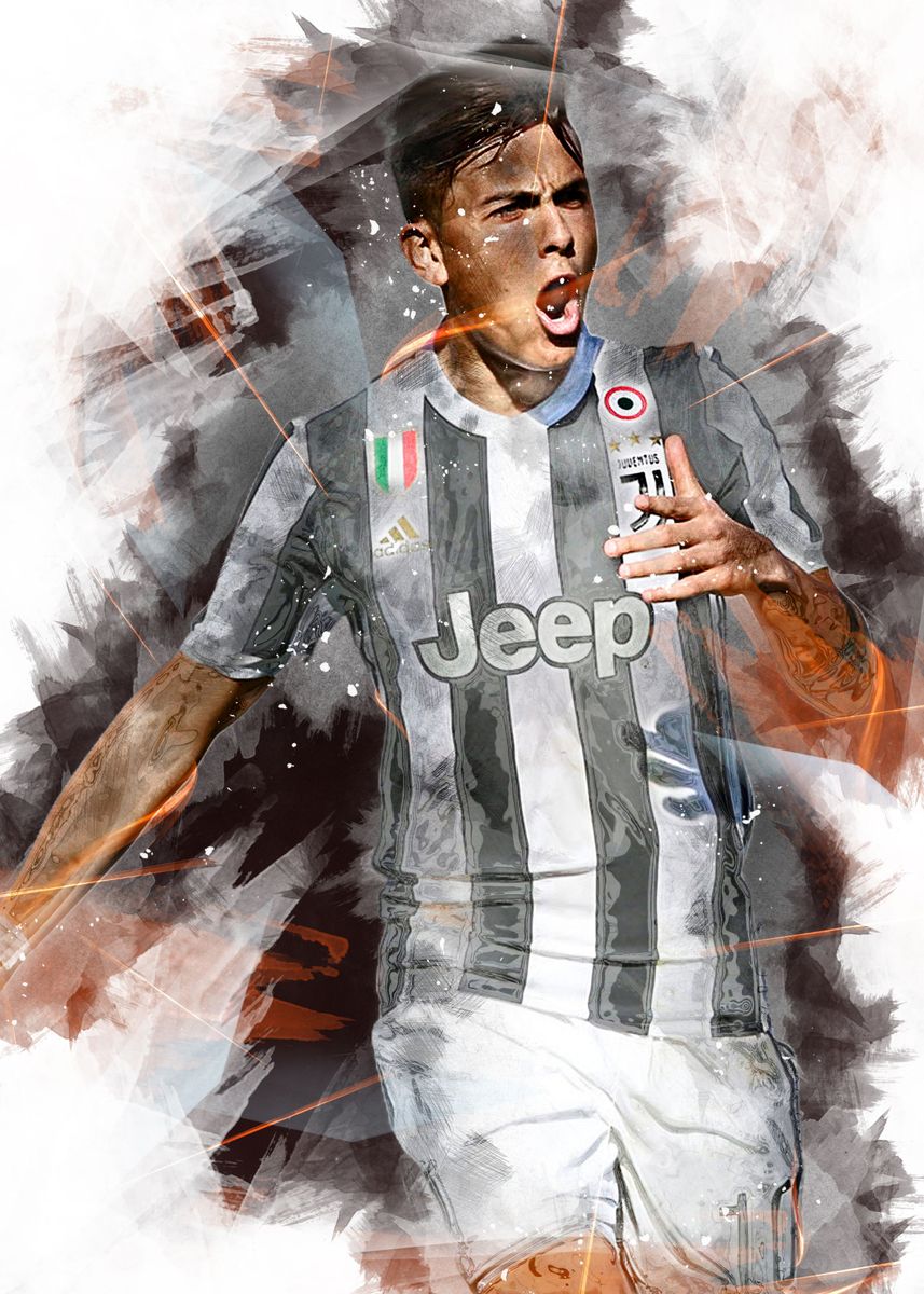 'Paulo Dybala' Poster, picture, metal print, paint by Franklin Ruben ...