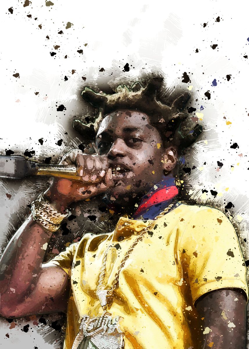 'Kodak Black' Poster, picture, metal print, paint by DTW GROUP | Displate