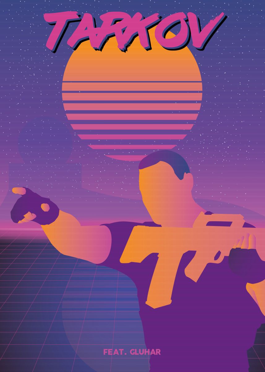 'Gluhar Escape from Tarkov' Poster, picture, metal print, paint by ...