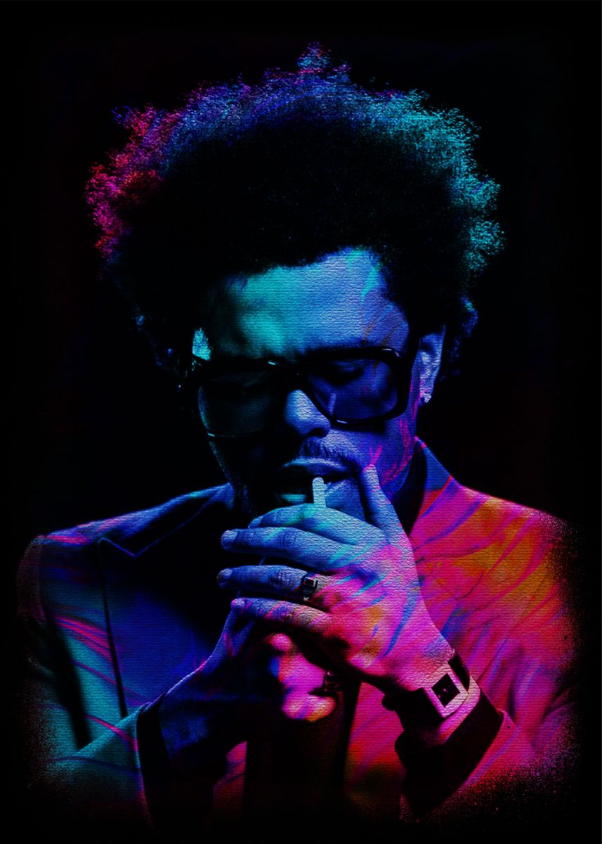 'THE WEEKND' Poster, picture, metal print, paint by Most Popular Cult ...