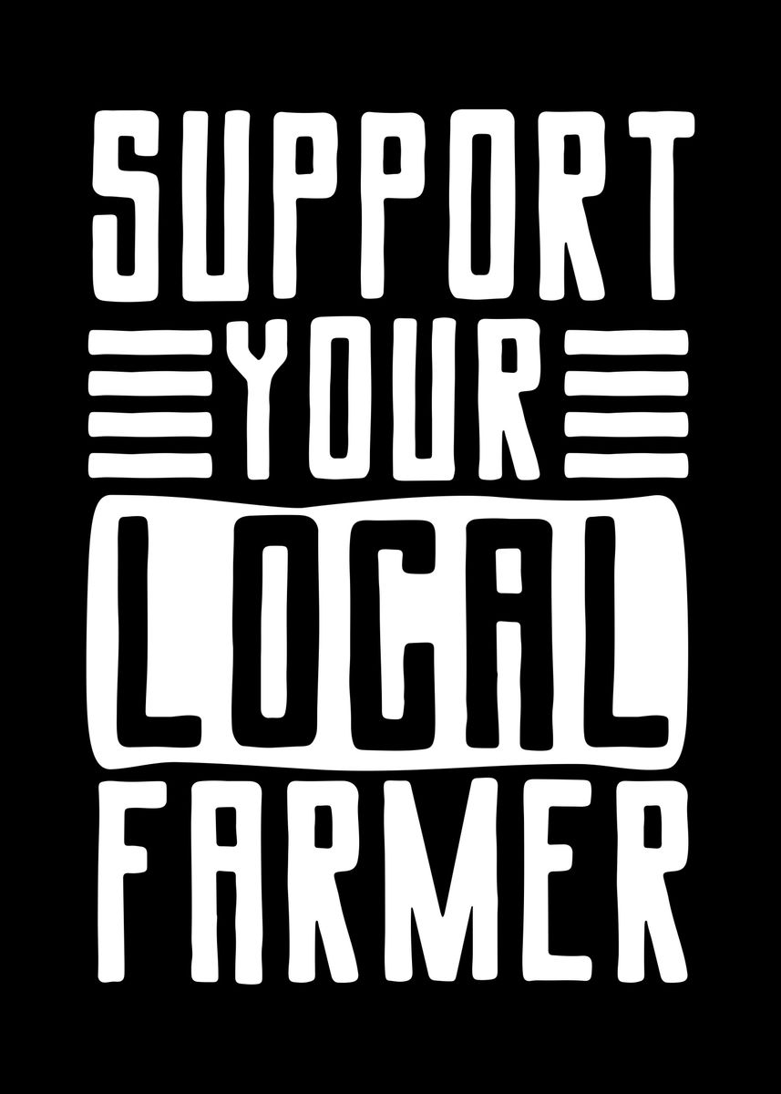 'Farmer Farming' Poster, picture, metal print, paint by Mealla | Displate