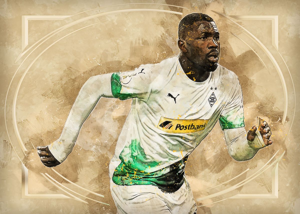 'Marcus Thuram' Poster by Josiah Mcdowell | Displate